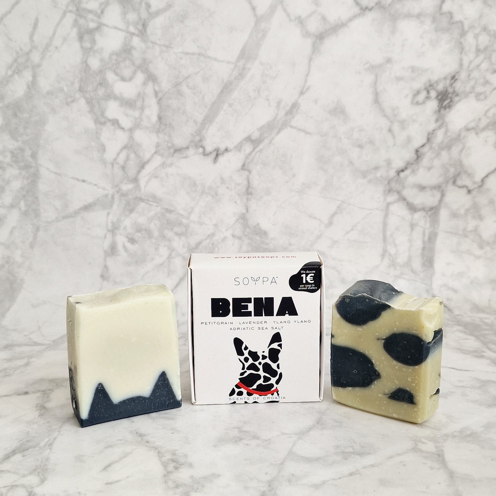 Bena handmade soap I Petitgrain, Lavender, Ylang Ylang – SOYPA
